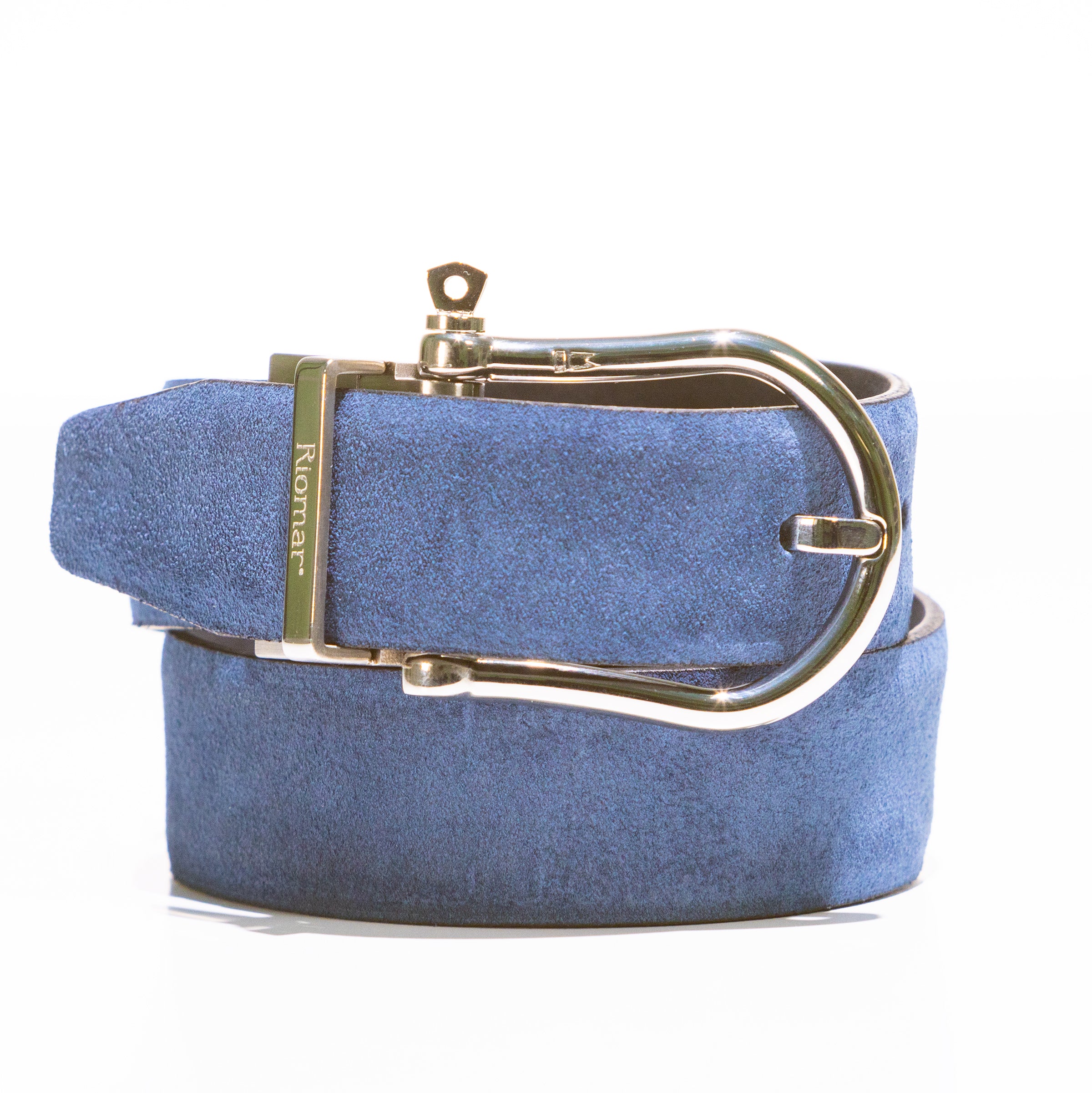 Riomar Reversible Belt: Blue Marlin / Navy Suede – Riomar Shoes
